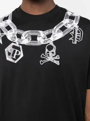 Philipp Plein Necklace Print T-shirt