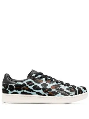 Adidas Stan Smith Leopard Print Sneakers - Blue