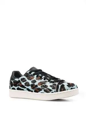 Adidas Stan Smith Leopard Print Sneakers - Blue