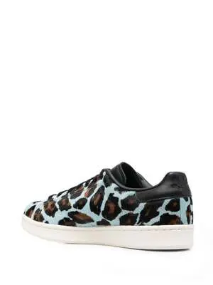 Adidas Stan Smith Leopard Print Sneakers - Blue
