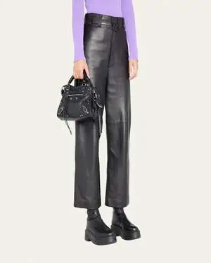 Balenciaga Cagole Xs Top-handle Bag - Black