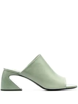 JIL SANDER Sculpted Heel Mules