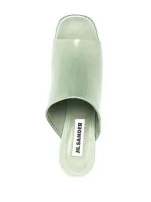 JIL SANDER Sculpted Heel Mules