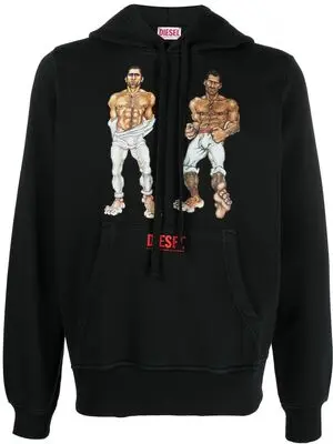DIESEL® X Toff Graphic-print Hoodie