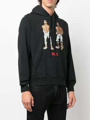 DIESEL® X Toff Graphic-print Hoodie