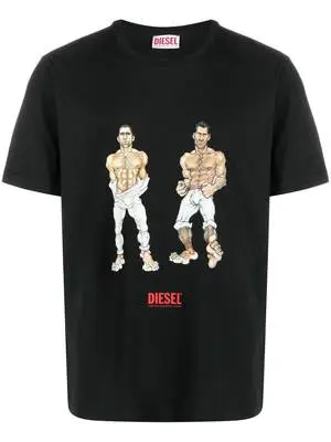 DIESEL® X Tom Of Finland Foundation Pride T-shirt - Black