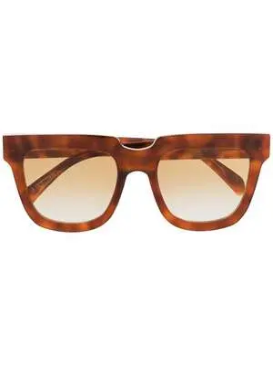 RETROSUPERFUTURE Tortoiseshell Oversized Sunglasses - Brown