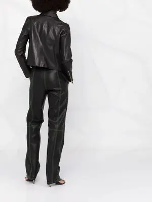 DIESEL® Zip-up Leather Jacket