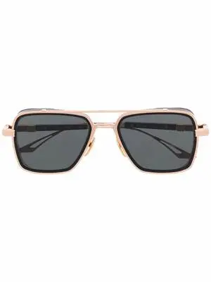 Dita Square-frame Sunglasses - Gold