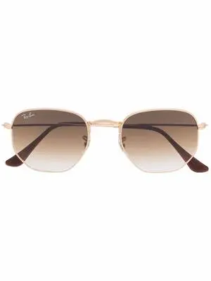 Ray-ban Round Frame Sunglasses - Gold