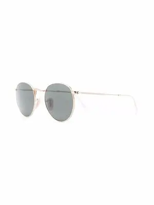 Ray-ban Round Frame Sunglasses - Gold