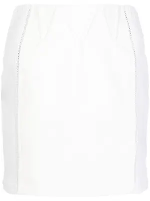 TOM FORD Panelled Mini Skirt - White