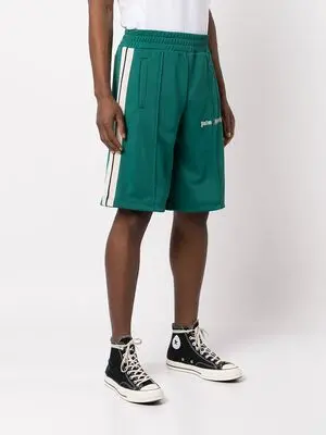 Palm Angels Logo-embroidered Track Shorts