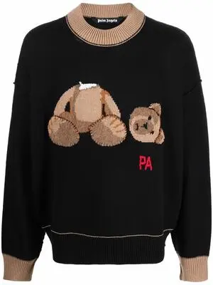 Palm Angels Cuffed Sweaters For Men
