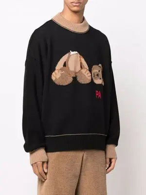 Palm Angels Bear Intarsia Jumper