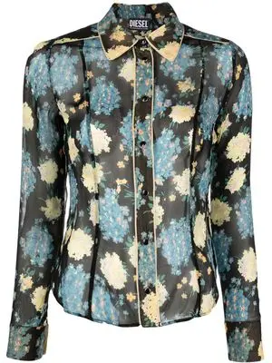 DIESEL Floral-print Shirt
