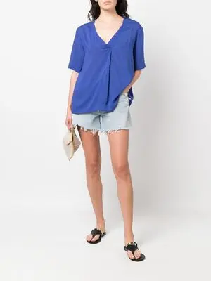 XACUS V-neck Blouse