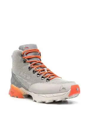 A-COLD-WALL* Logo-print Mesh High-top Sneakers - Grey