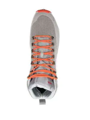 A-COLD-WALL* Logo-print Mesh High-top Sneakers - Grey