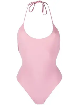 LIDO Scoop-neck Tie-fastening One-piece