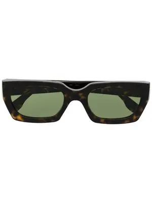 RETROSUPERFUTURE Tortoiseshell Rectangular Sunglasses - Brown