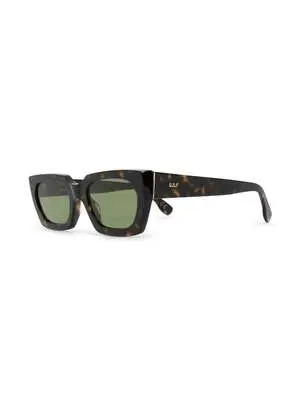 RETROSUPERFUTURE Tortoiseshell Rectangular Sunglasses