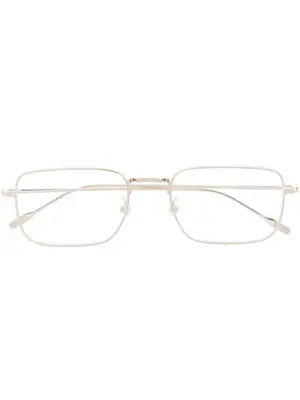 Montblanc Rectangular Frame Eyeglasses - Gold
