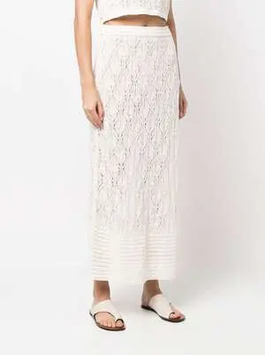 Le Kasha Amon Crochet-knit Maxi Skirt