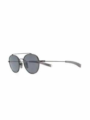 Dita Round Frame Sunglasses - Silver
