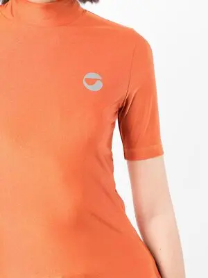 Coperni Logo-print Mock-neck T-shirt