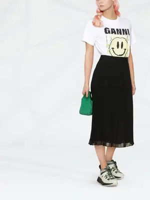 Dkny Chiffon Midi Skirt