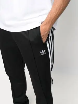 Adidas Beckenbauer Side-stripe Track Pants - Black