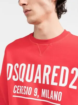 Dsquared2 Logo-print Cotton Sweatshirt