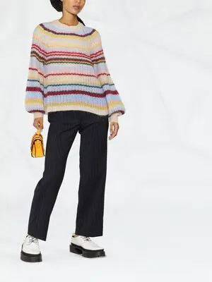 STELLA NOVA Striped Knitted Jumper