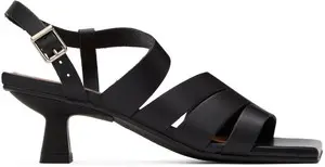 GANNI GANNI Black Strappy Heeled Sandals - 099 Black