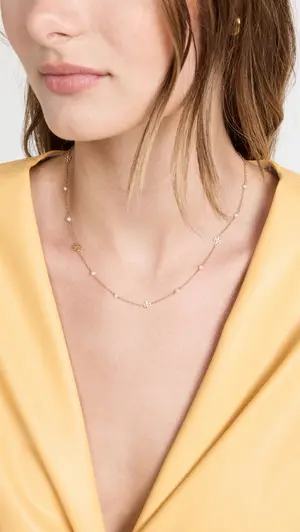 Tory Burch Delicate Pearl Necklace
