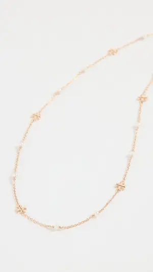 Tory Burch Delicate Pearl Necklace
