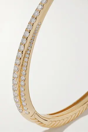 David Yurman Crossover 18-karat Diamond Bracelet
