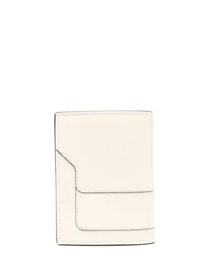 Marni Leather Bi-fold Wallet - Neutrals
