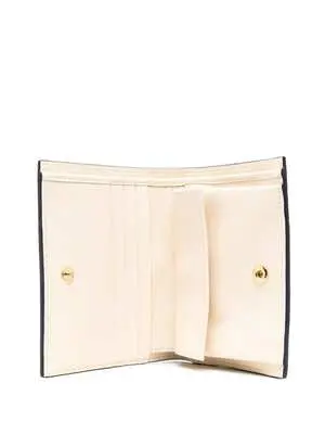 Marni Leather Bi-fold Wallet - Neutrals