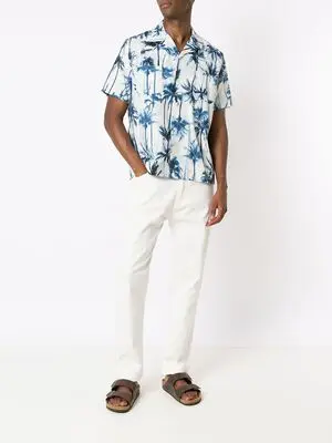 AMIR SLAMA Straight-leg Cotton Trousers