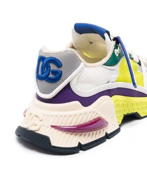 Dolce & Gabbana Air Master Panelled Sneakers - White