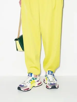 Dolce & Gabbana Air Master Panelled Sneakers - White