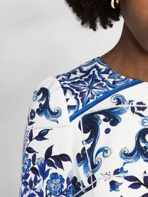 Dolce & Gabbana Majolica-print Dress