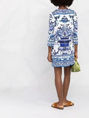 Dolce & Gabbana Majolica-print Dress