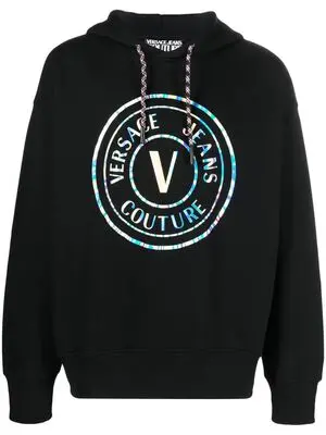 Versace Logo Print Hoodie