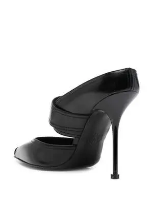 Alexander McQueen Leather Mules - Black