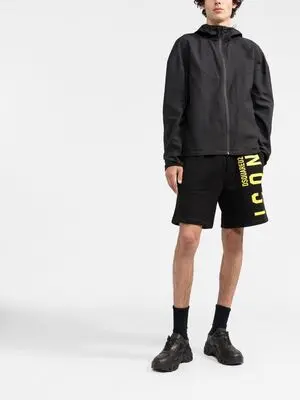 Dsquared2 Icon Logo Track Shorts - Black