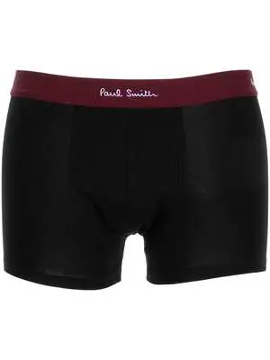 Paul Smith Logo-waistband Boxer Pack - Black