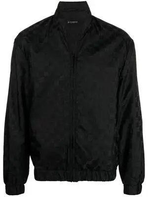 MISBHV Monogram-print Zip-up Sports Jacket